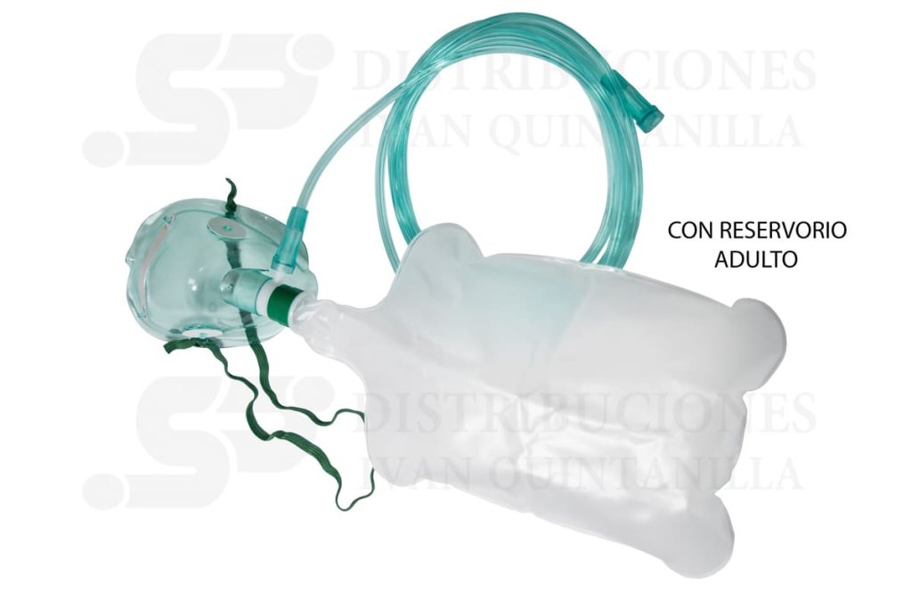 Mascarilla de Oxigeno con Reservorio – Suministros y Distribuciones ...