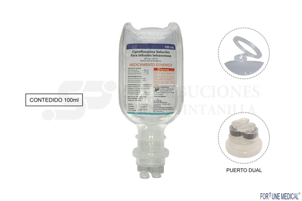 Ciprofloxacina 100ml – Suministros y Distribuciones Iván Quintanilla